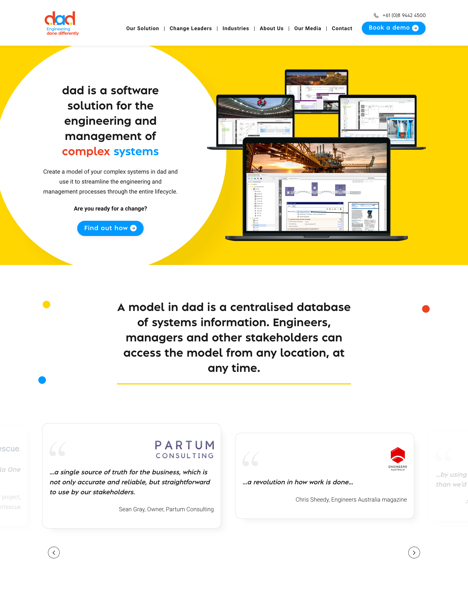dad Software Solution » Web Design and Development Project